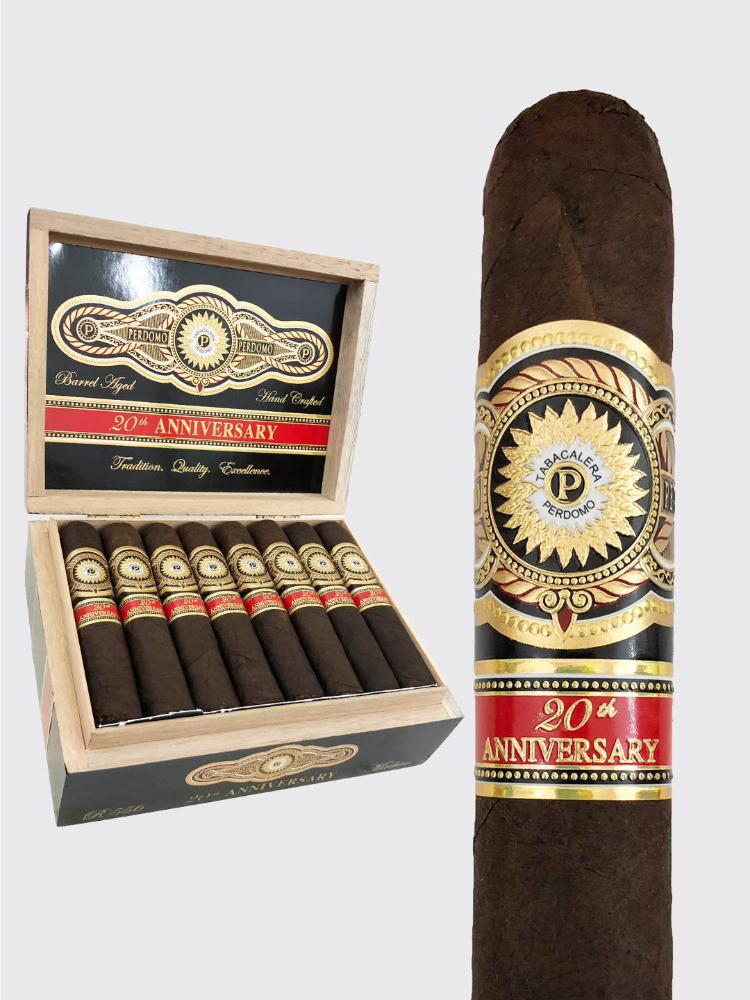 Perdomo 20th Anniversary Maduro Epicure (6x56) - Cigars Daily