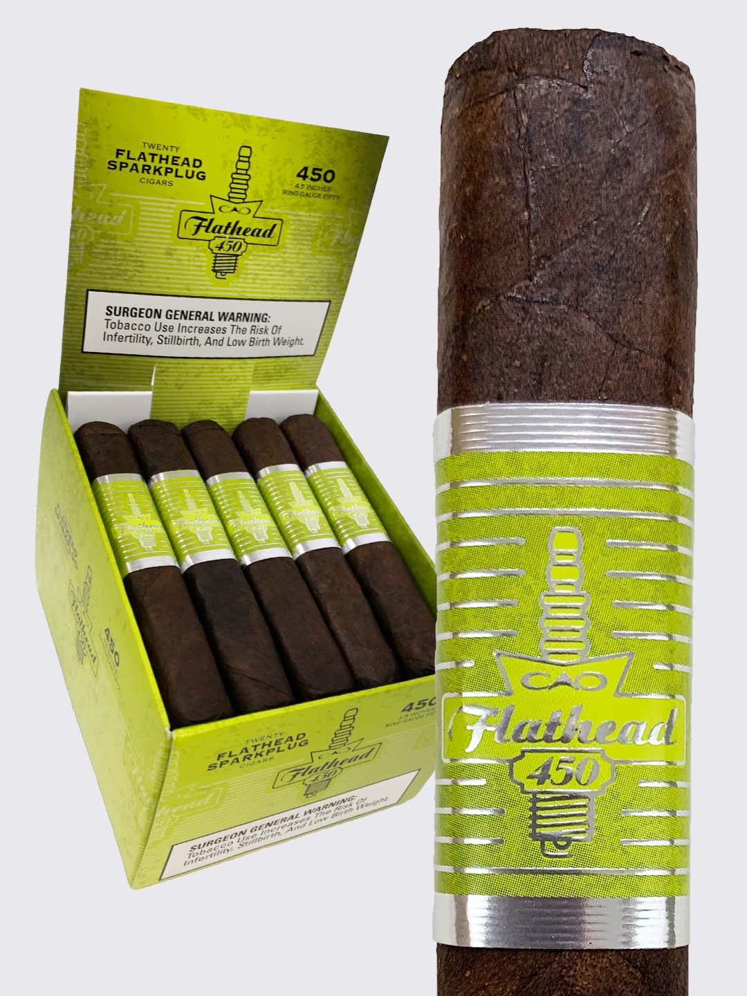 CAO Flathead 450 Sparkplug - Cigars Daily