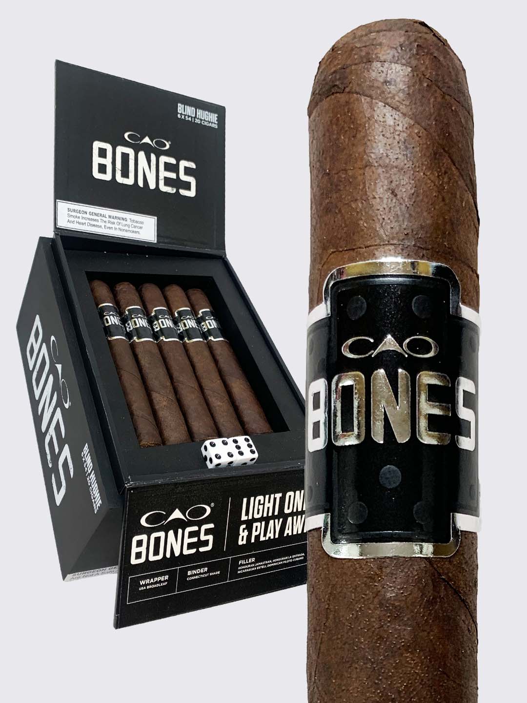 CAO Bones Chicken Foot (5x54) - Cigars Daily